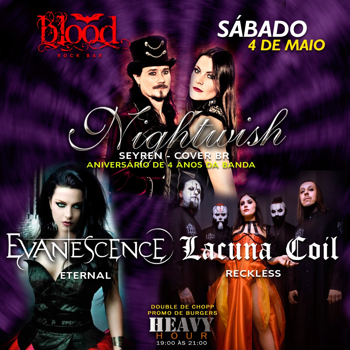 Seyren celebra quatro anos de atividade com show especial de tributo ao ...